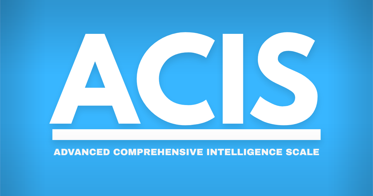 ACIS | Professional IQ Test with 20 Subtests & Report